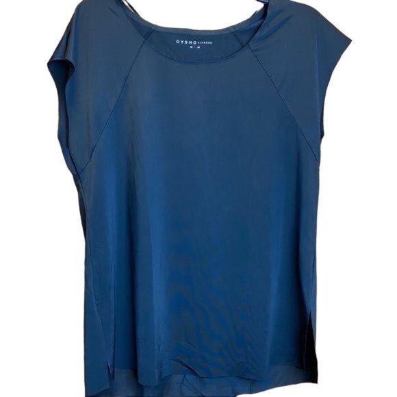 OYSHO | Tops | Oysho Black Cap Sleeve Light Skin Touch Vented Back ...